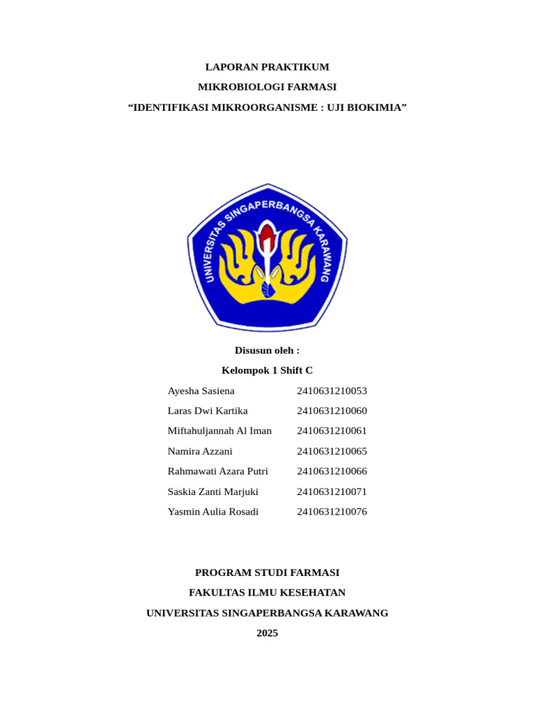 Laprak Uji Biokimia Kelompok Fix | PDF