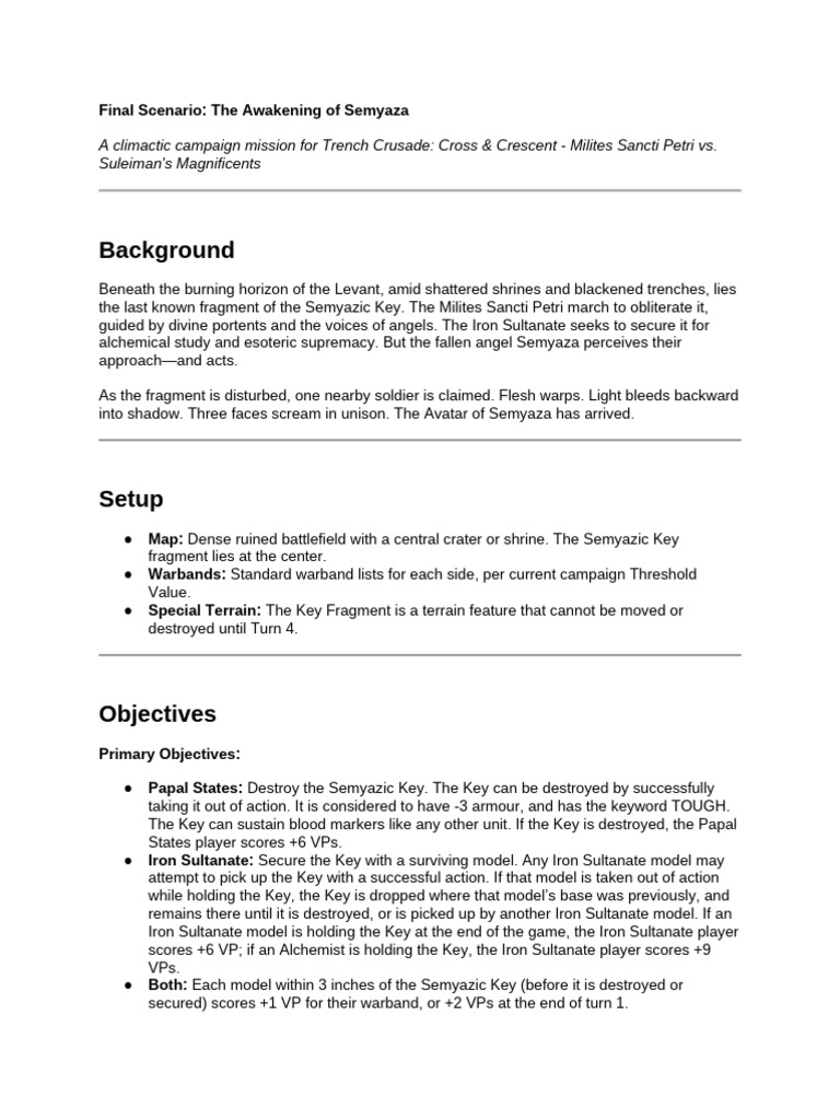 The Awakening of Semyaza | PDF