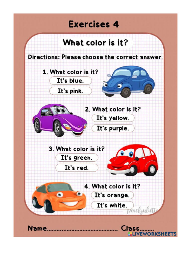 Worksheet Colors | PDF