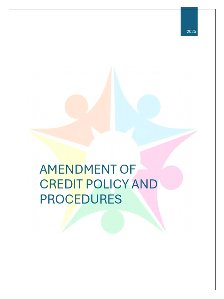 Amendment of Credit Policy and Procedures | PDF | Loans | Interest