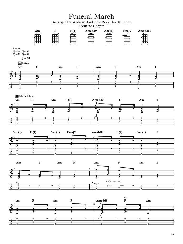 Chopin's Funeral March Sheet Music | PDF | Piano Sonatas | Sonata