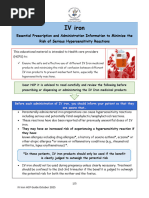 Encifer Injection: Iron Sucrose Overview | PDF | Intravenous Therapy ...