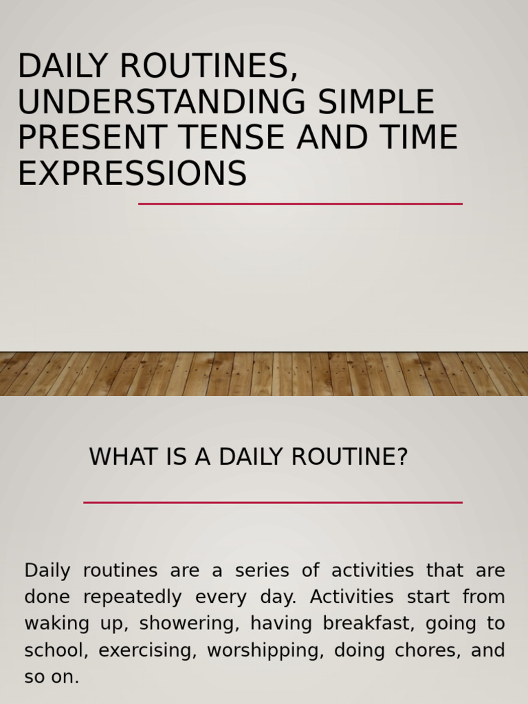 Daily Routines and Time 02 | PDF