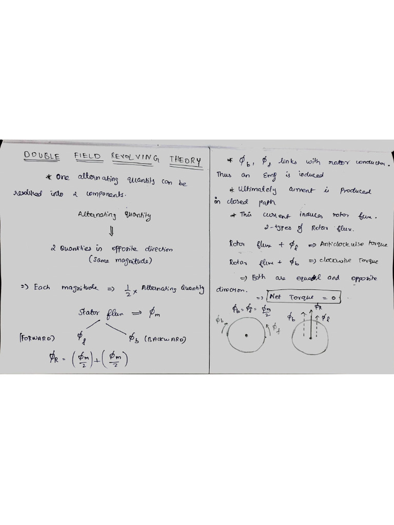 Double Field Revolving Theory | PDF