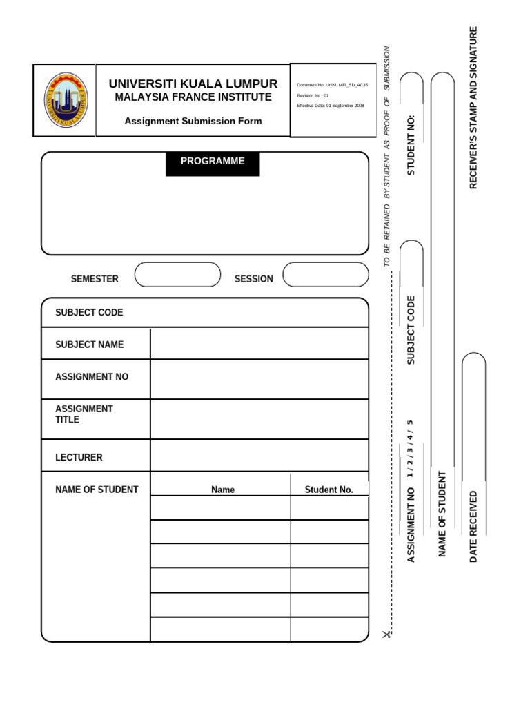 Assignment Submission Guidelines | PDF