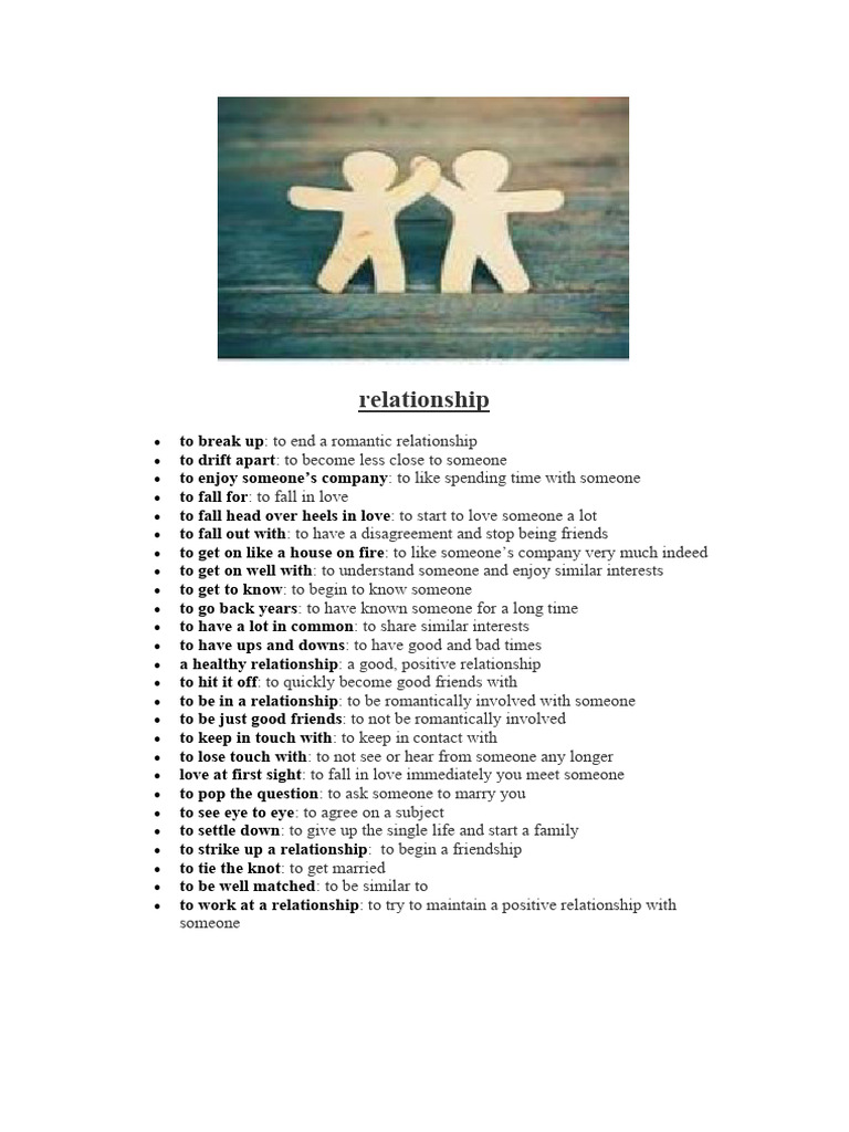 Relationship Topic X | PDF