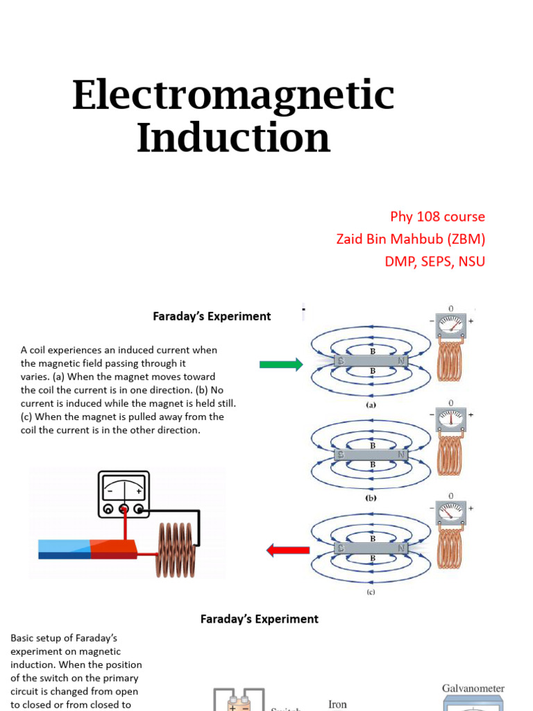 Understanding Electromagnetic Induction | PDF | Electromagnetic ...