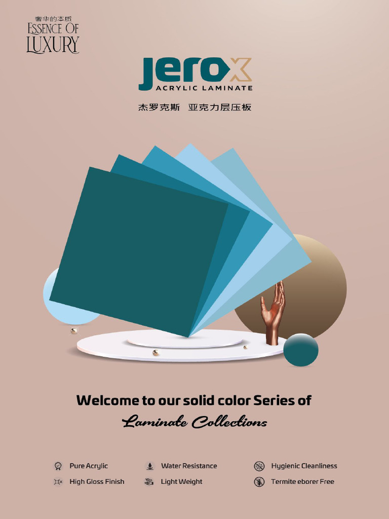 Jerox Acrylic Sheet Solid Series E-Catalogue (Indoor Arts) | PDF