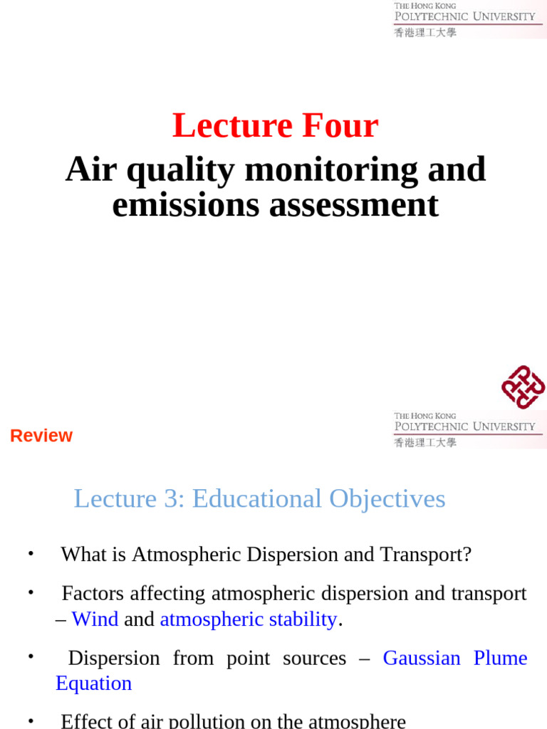 Air Quality Monitoring & Emissions Assessment | PDF | Air Pollution ...