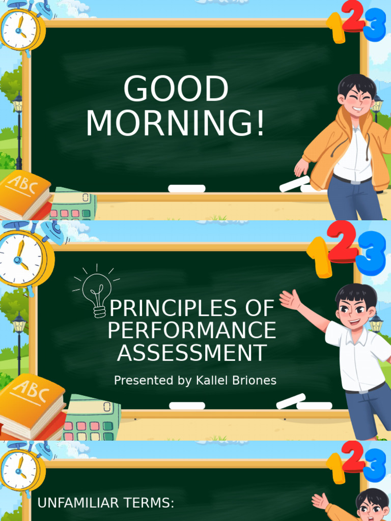 Principles of Performance Assessment | PDF