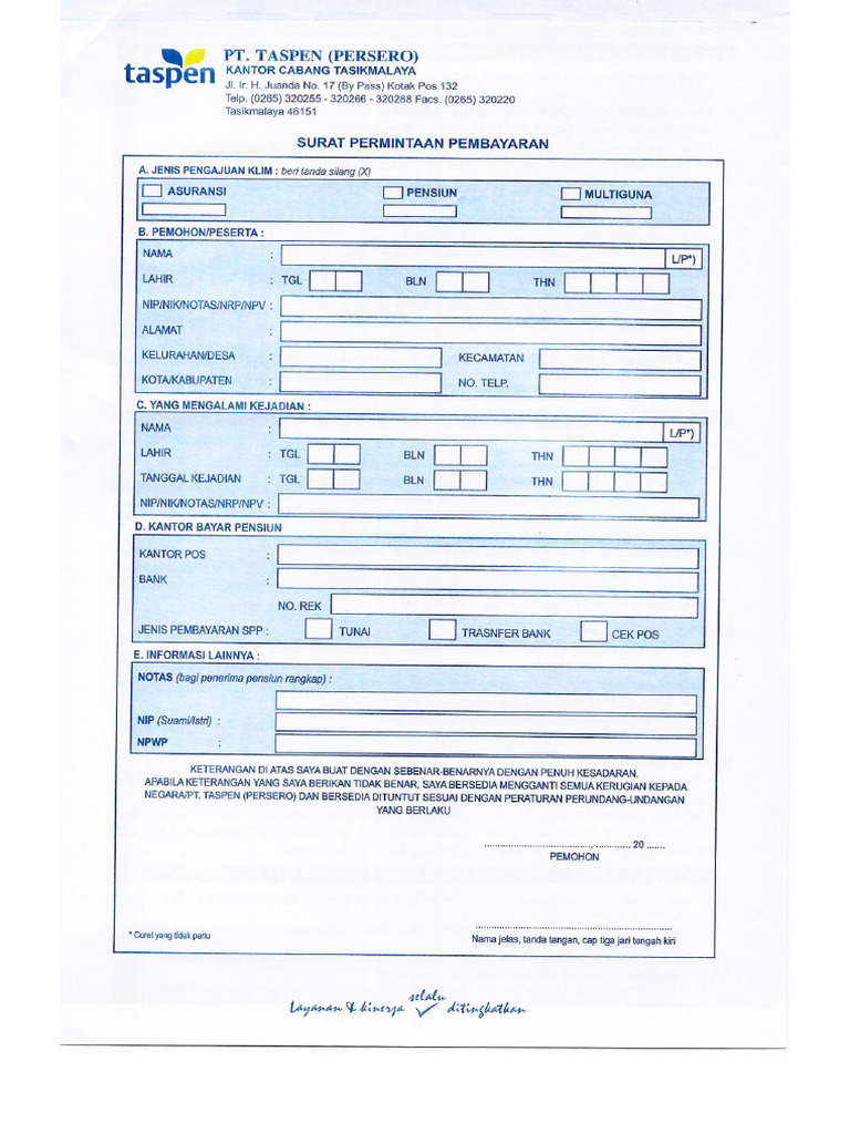 Form SPP | PDF