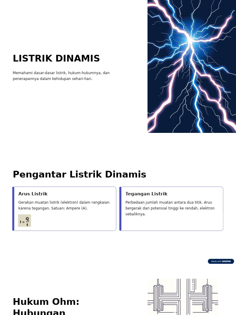 Listrik Dinamis | PDF