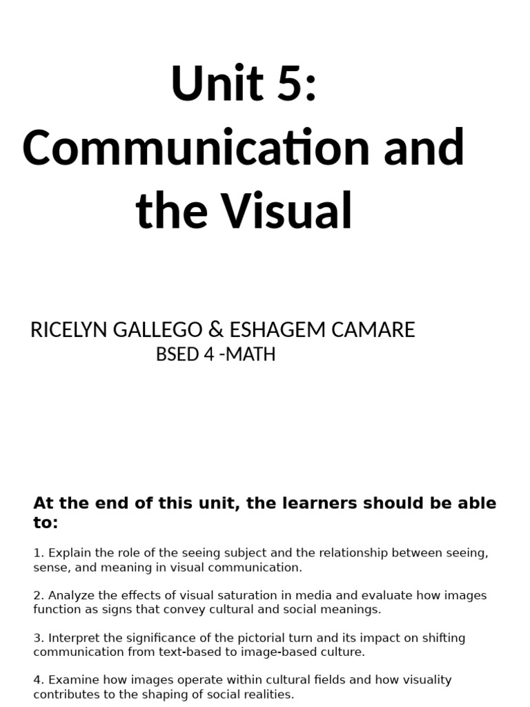 Understanding Visual Communication Concepts | PDF | Perception ...