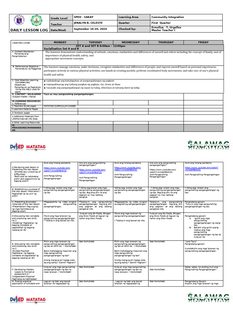 MATATAG DLL Community Integration | PDF