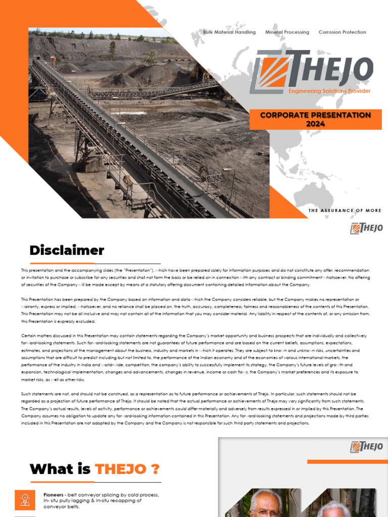 Thejo Engineering Solutions Overview | PDF | Mining | Gold