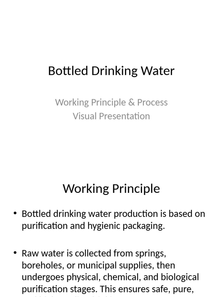 Bottled Water Visual 3slides | PDF