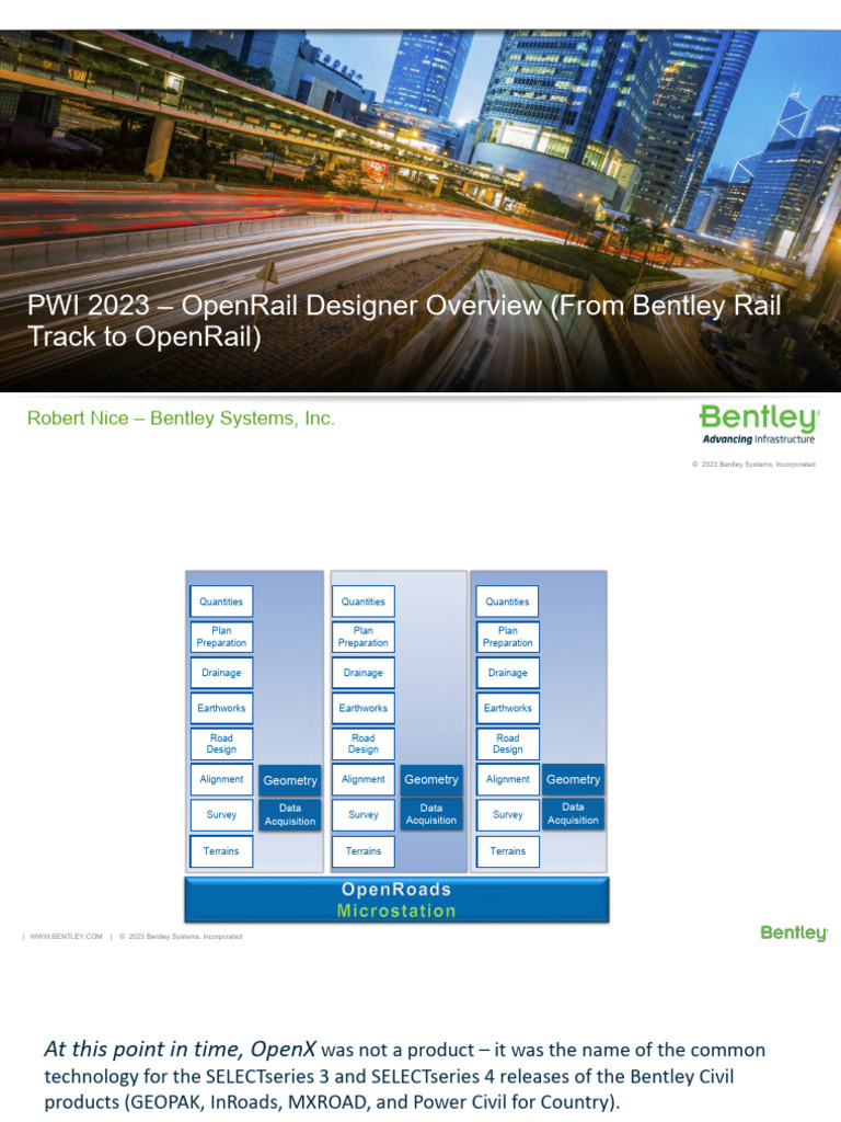 2023 05 18 OpenRail Designer Overview From Bentley Rail TR | PDF | 3 D ...