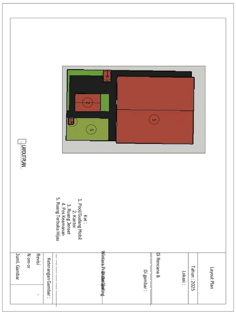 Layout Plan 2025 untuk Proyek Gedung | PDF