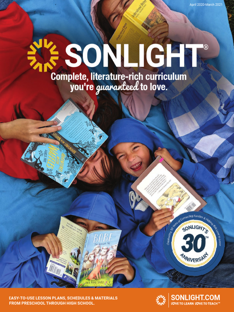 Celebrating 30 Years of Sonlight Curriculum | PDF | Jesus | Wisdom