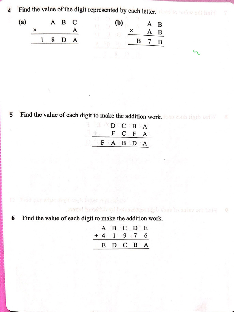 Cryptarithm 2 | PDF