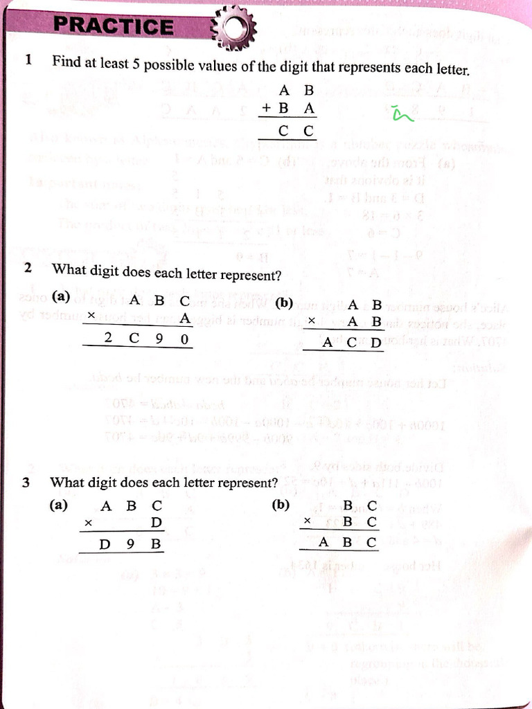 Cryptarithm 1 | PDF