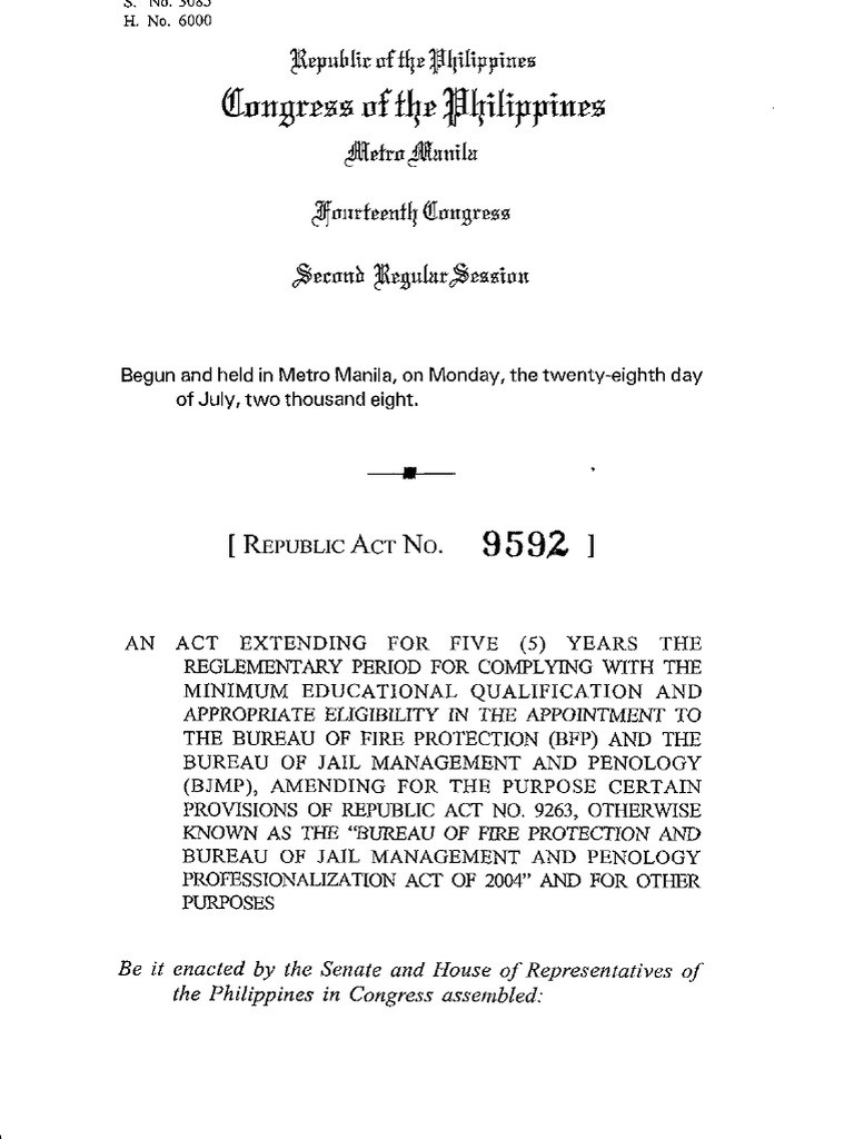 Ra 9592 | PDF | Government | Justice