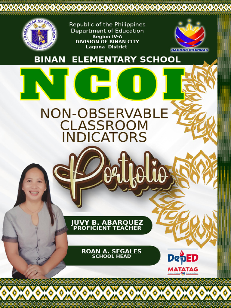 Non-Observable Classroom Indicators Guide | PDF | Educational ...