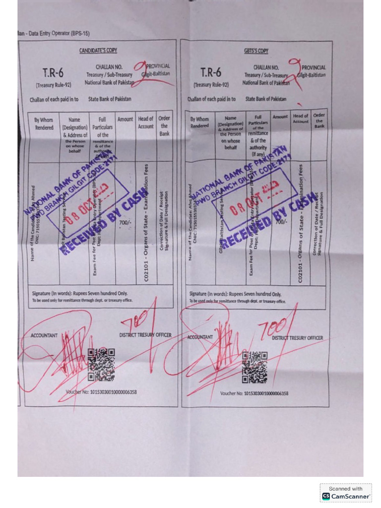 Challan | PDF