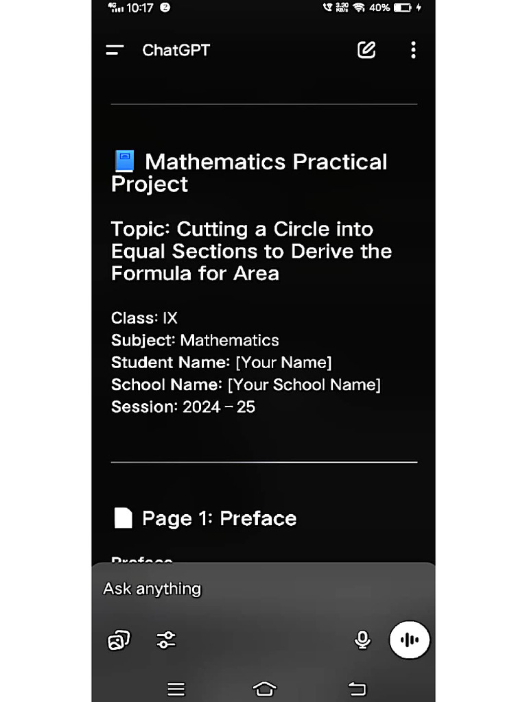 Mathematics Project Class 9 | PDF