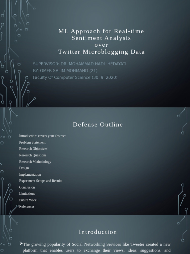 Defense Presentation | PDF | Machine Learning | Information Science