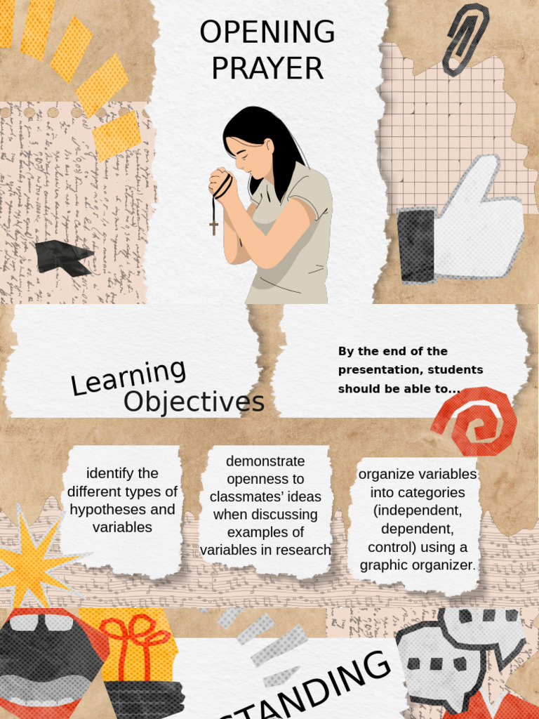 1st Week 4th Lesson Understanding Hypotheses and Types of Variables ...