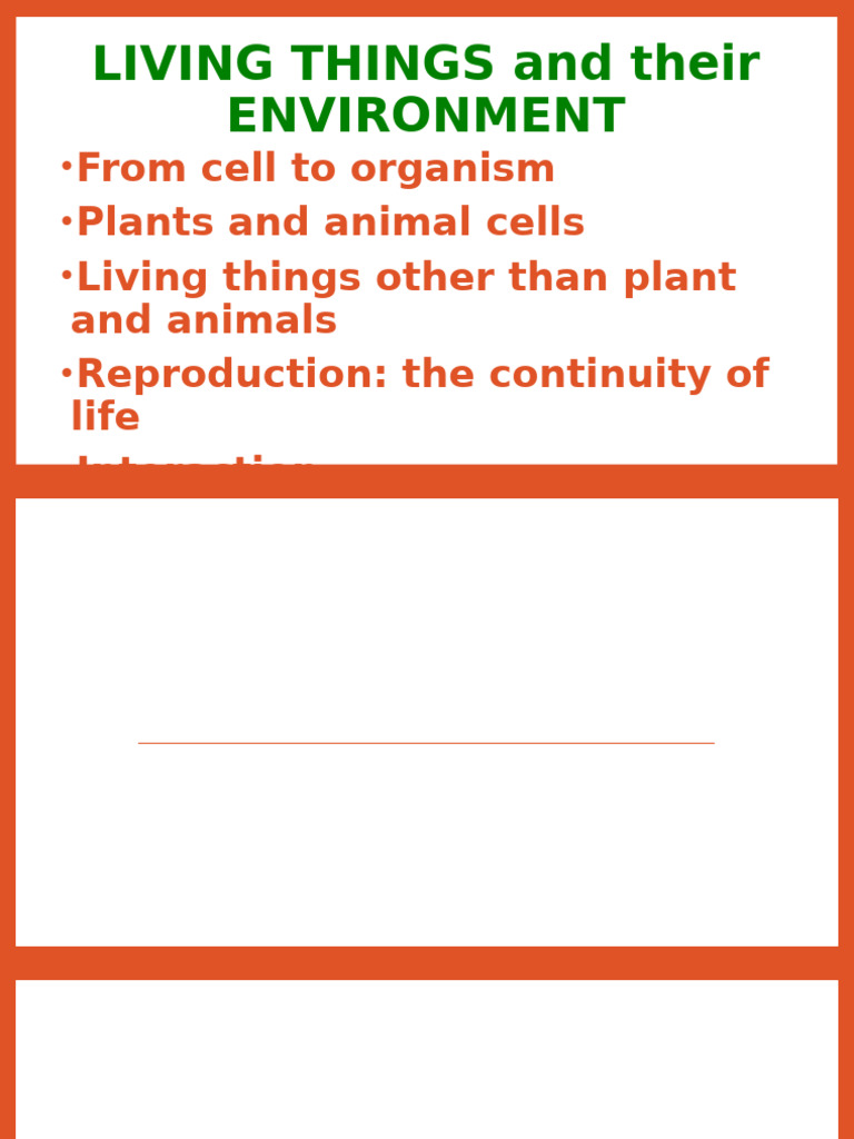 Levels of Biological Organization | PDF | Cell (Biology) | Tissue (Biology)
