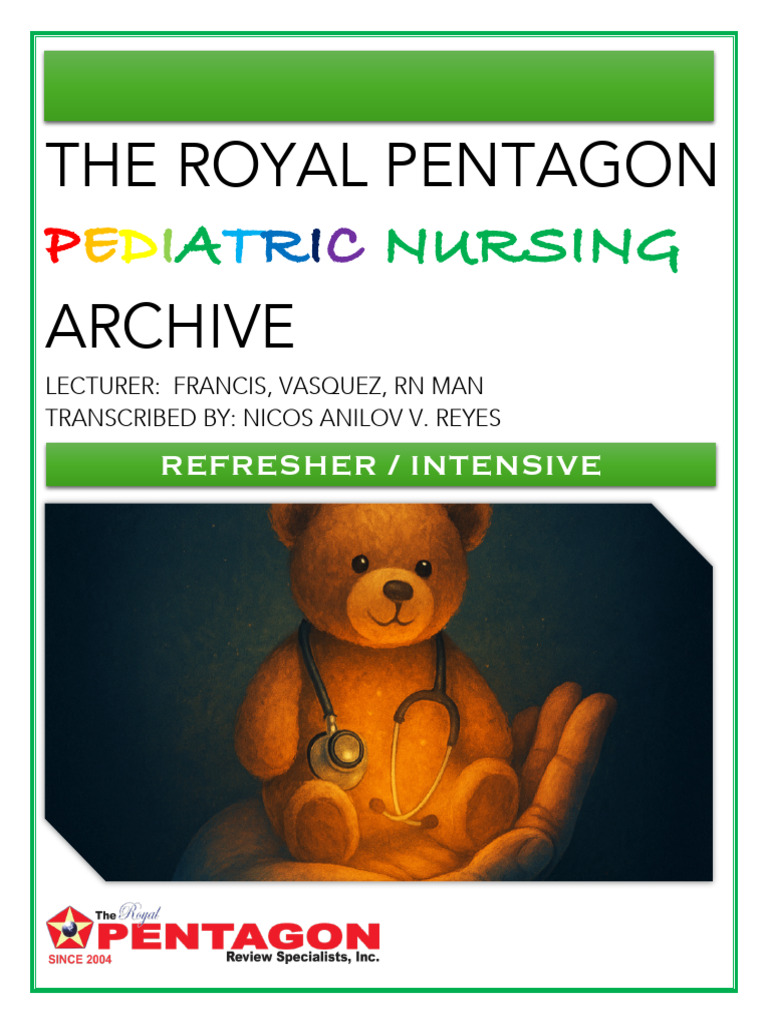 Pentagon Pediatric Nursing | PDF | Atrium (Heart) | Puberty