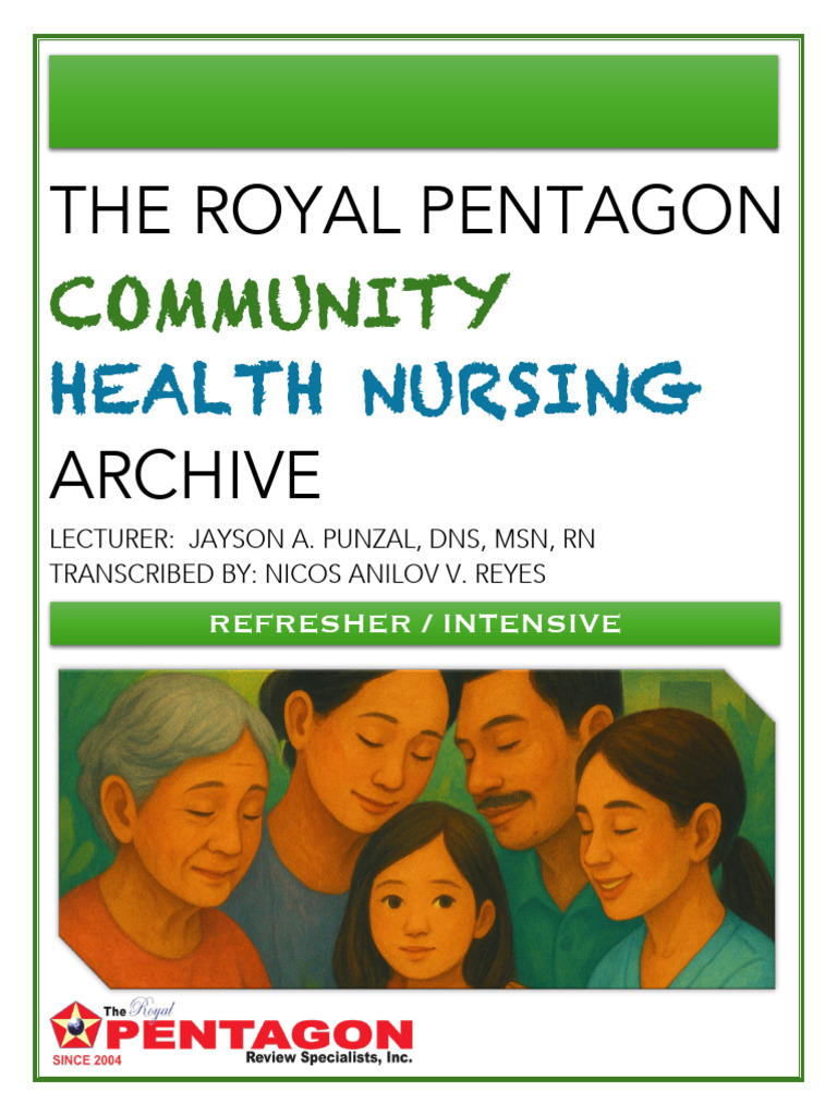 Community Health Nursing Principles | PDF