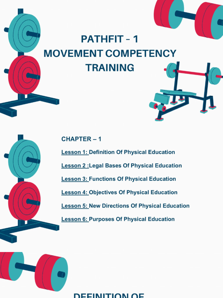Pathfit Lesson 01 | PDF
