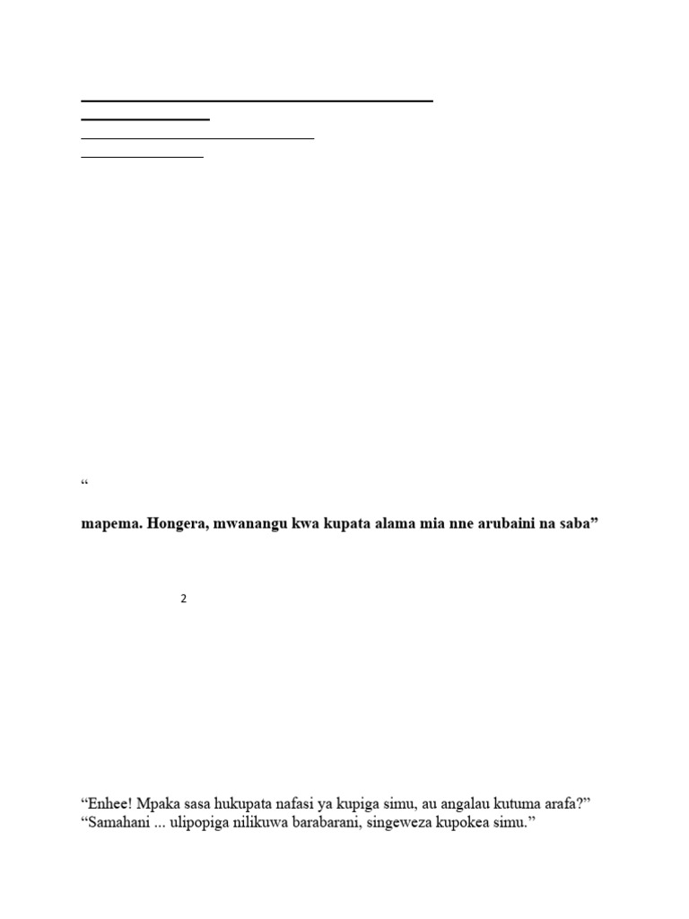 Shule Ya Upili Ya Jomo Kenyatta Girls | PDF