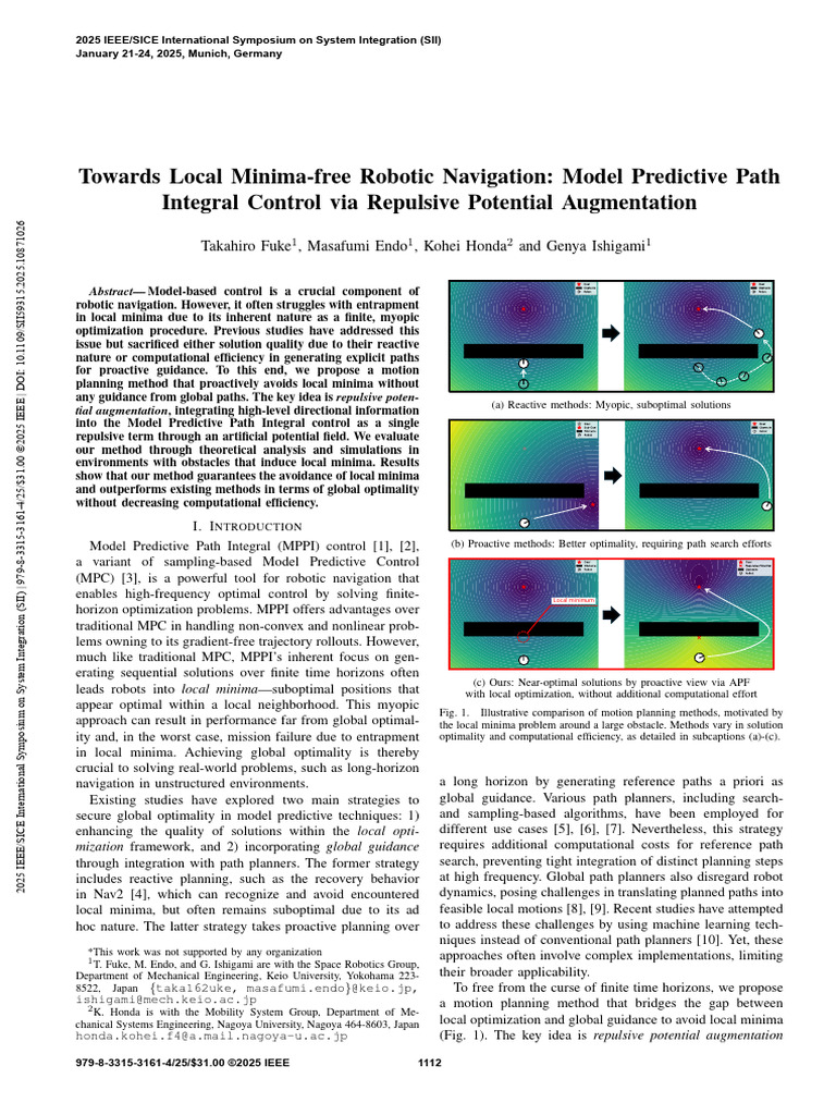 Local Minima-free Robotic Navigation | PDF | Mathematical Optimization ...
