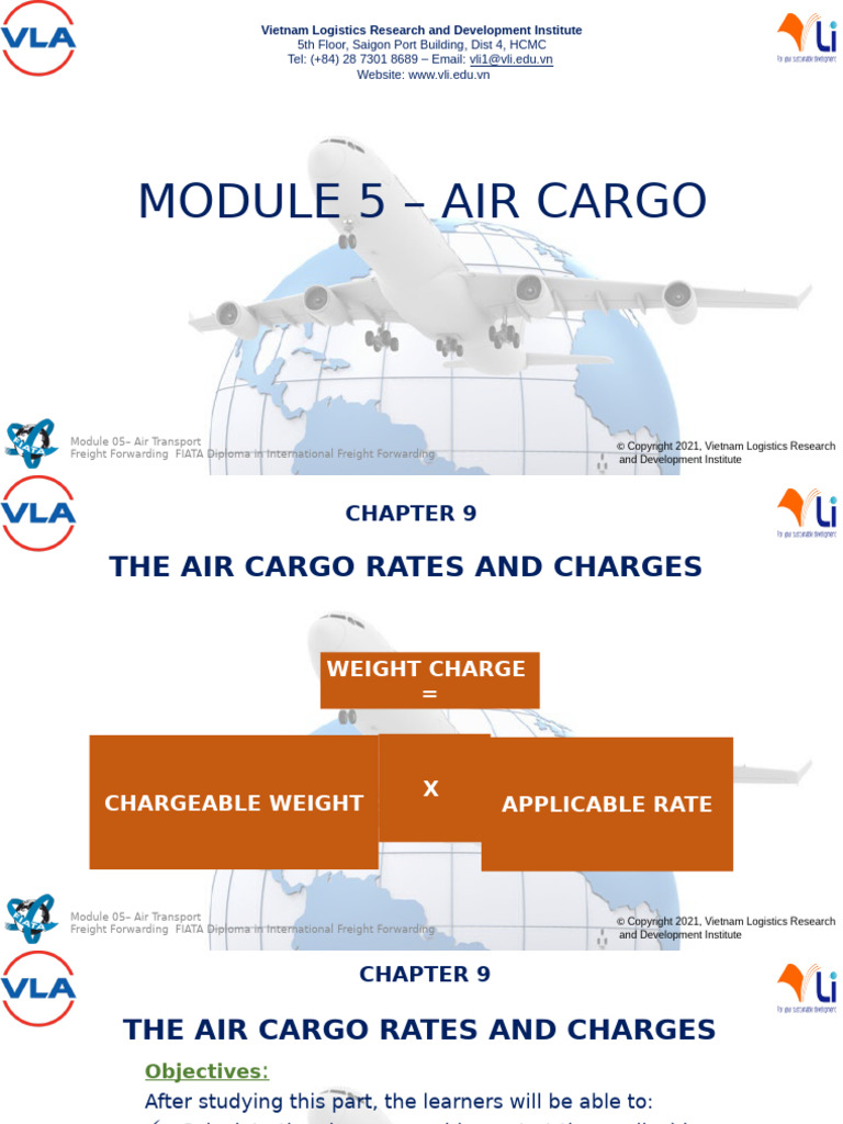Chapter 9 - Air Cargo Rates and Charges | PDF | Cargo | Volume