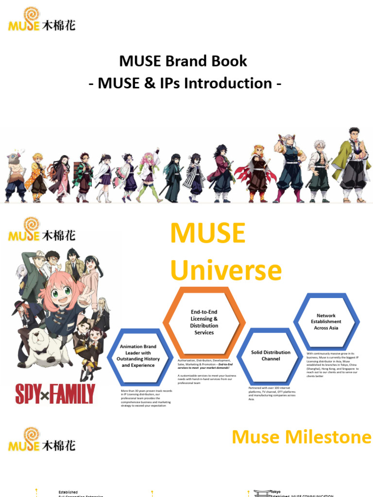 MUSE Brand Book: IP Licensing Overview | PDF
