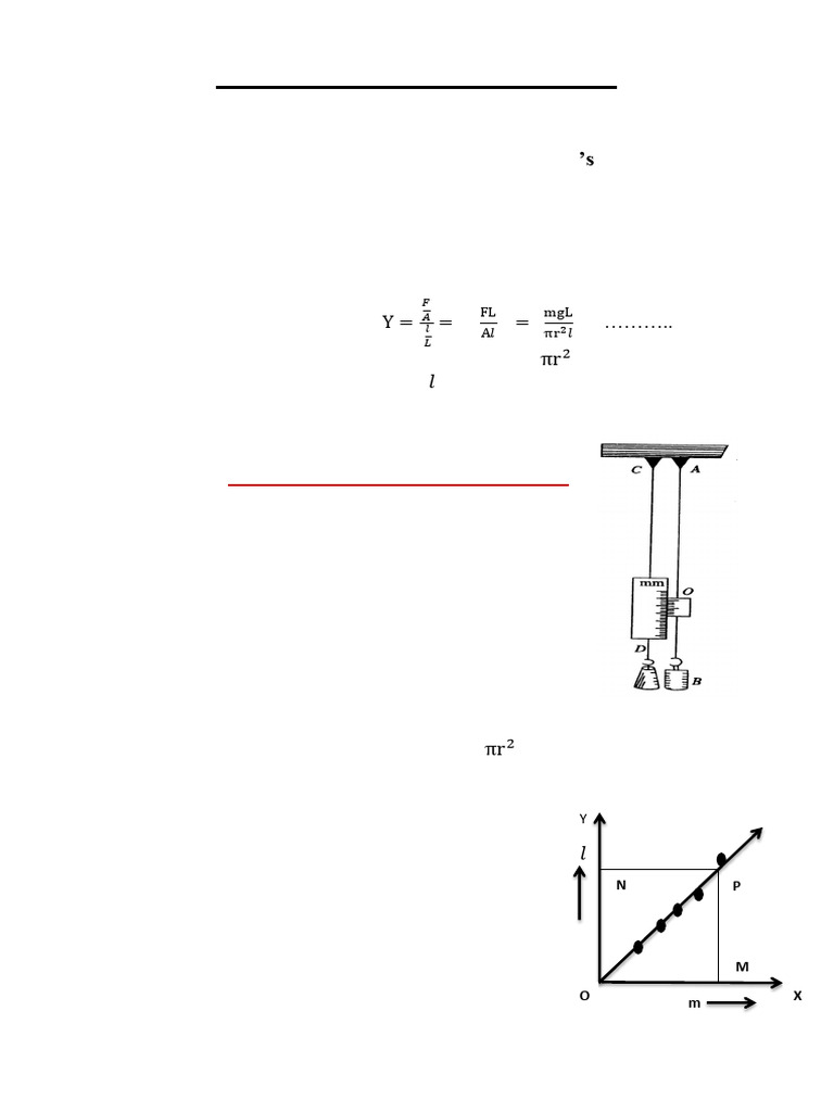Detert of Young Modulus Y (EV | PDF | Young's Modulus | Elasticity (Physics)