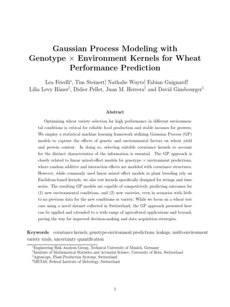 Gaussian Process Modeling | PDF | Normal Distribution | Regression Analysis