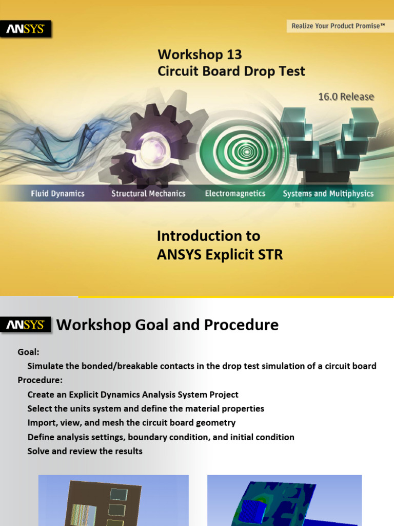 Circuit Board Drop Test Simulation Guide | PDF | Young's Modulus ...