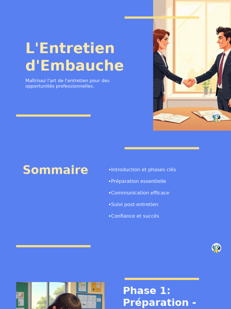 Guide Complet de l'Entretien d'Embauche | PDF | Recrutement | Entretien ...