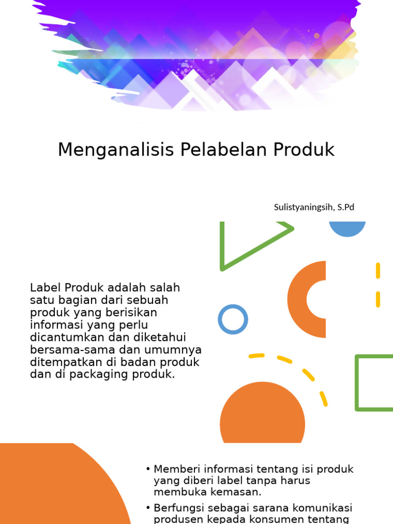 Label Produk | PDF