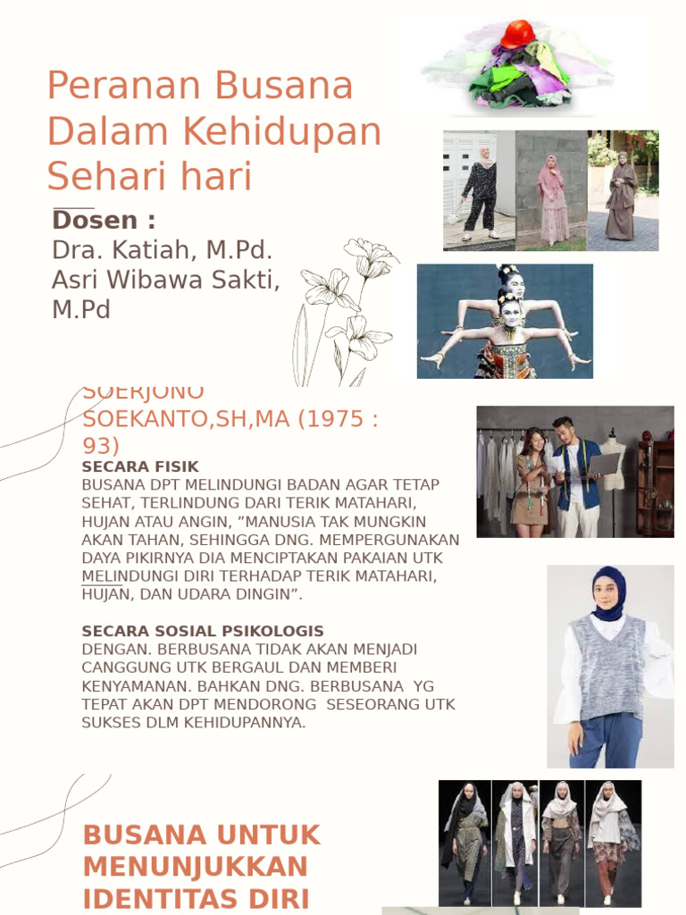 Contoh Tata Busana Sehari-hari | PDF