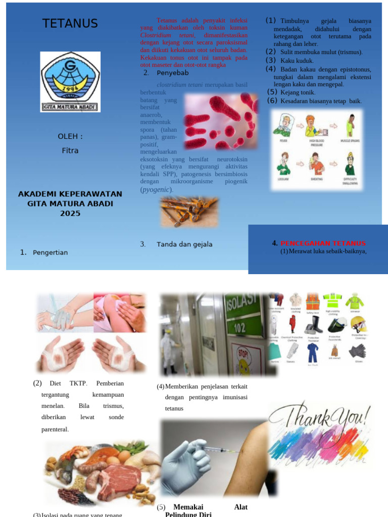 Leaflet Tetanus | PDF