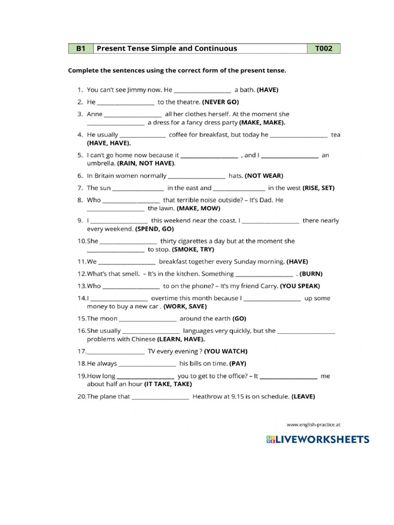 Presnt S or Present C | PDF