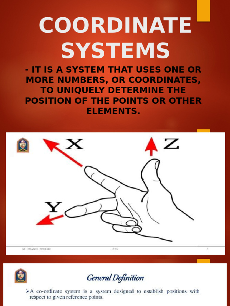 Coordinate Systems | PDF