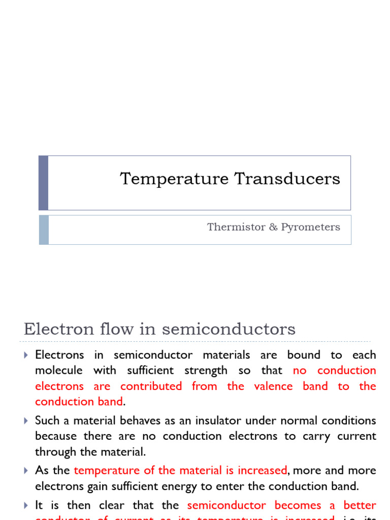 Understanding Thermistors and Their Types | PDF | Electrical ...