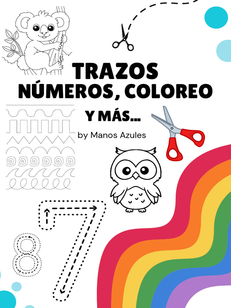 Trazos de Números del 1 al 10 | PDF